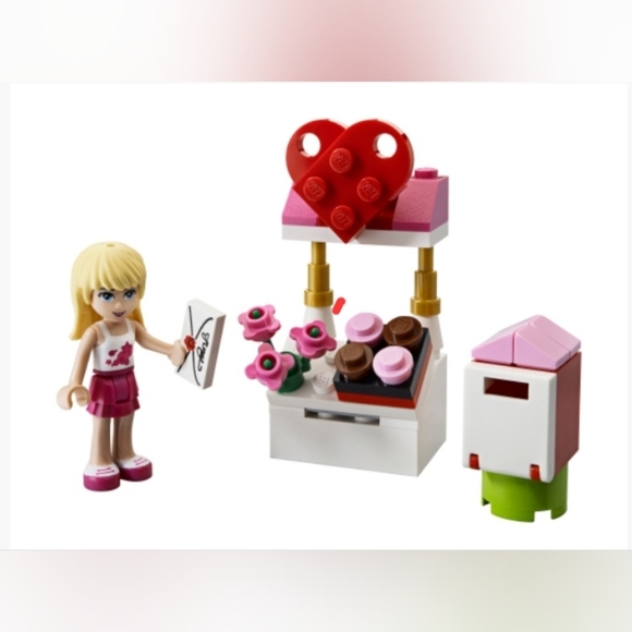 Lego | Toys | Lego Friends Valentines Mail Box Stephanie Bagged Set 305 ...